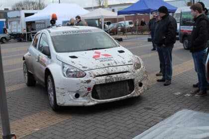 Mirage-Based Mitsubishi R5 Makes Rally Debut in Holland