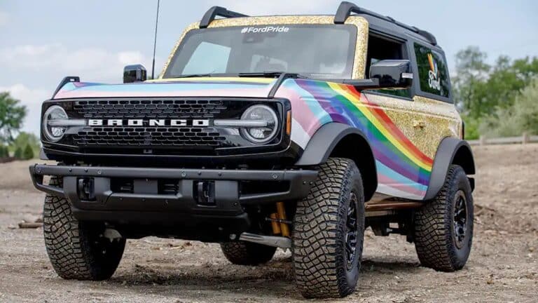 Ford Proudly Rolls Out a Rad Pride Bronco