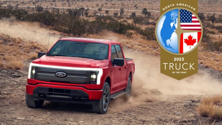 Threepeat: Ford F-150 Lightning Wins 2023 North American Truck of the Year