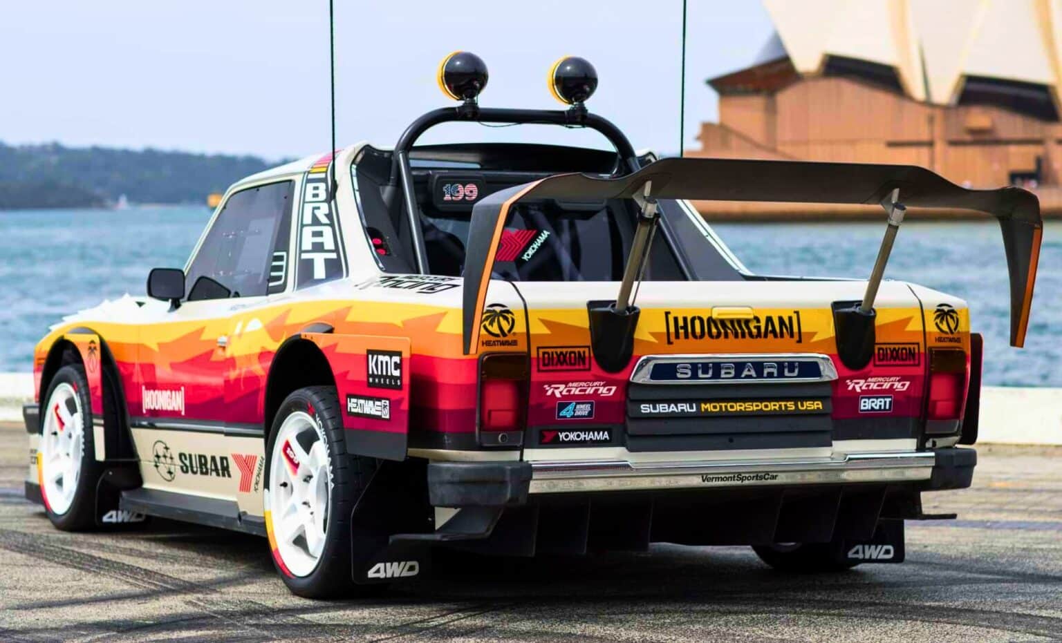 Travis Pastrana’s Newest Gymkhana Ride Is a Carbon-Bodied Subaru Brat ...