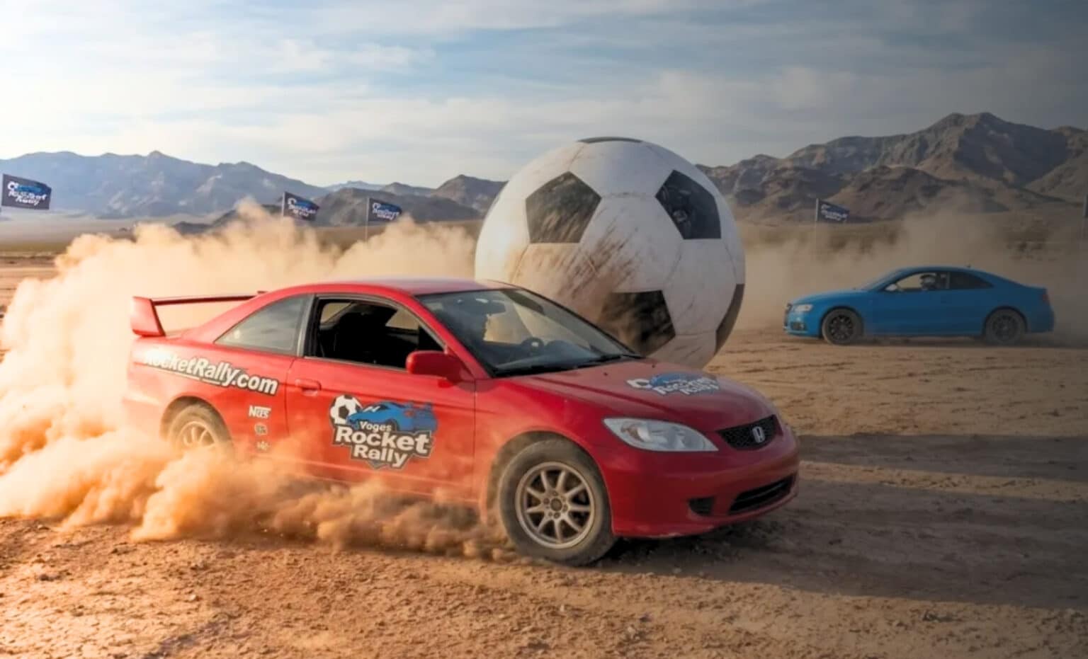 You Can Now Play Soccer With Rally Cars and a 6-Foot Ball in Las Vegas