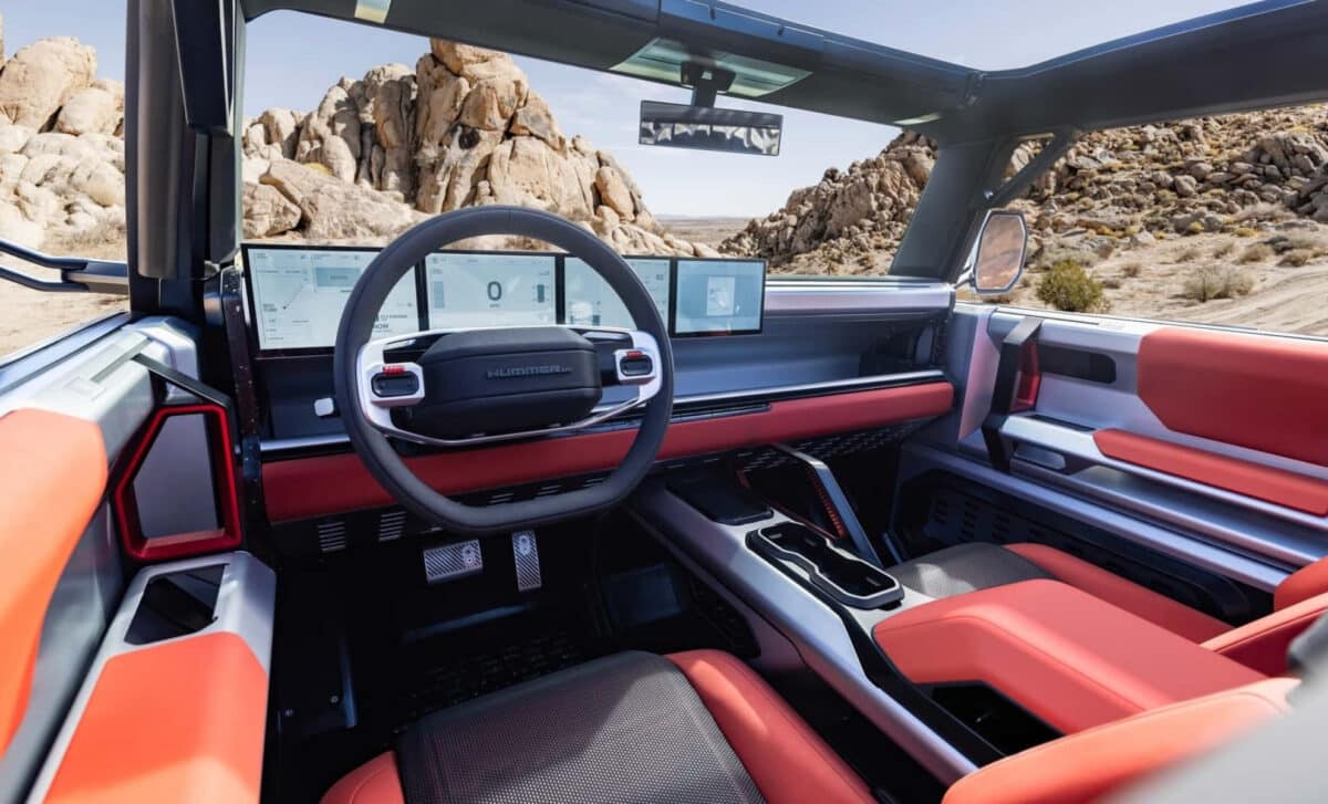 The New Hummer X Packs Seven Dashboard Screens and a Radical Interior ...